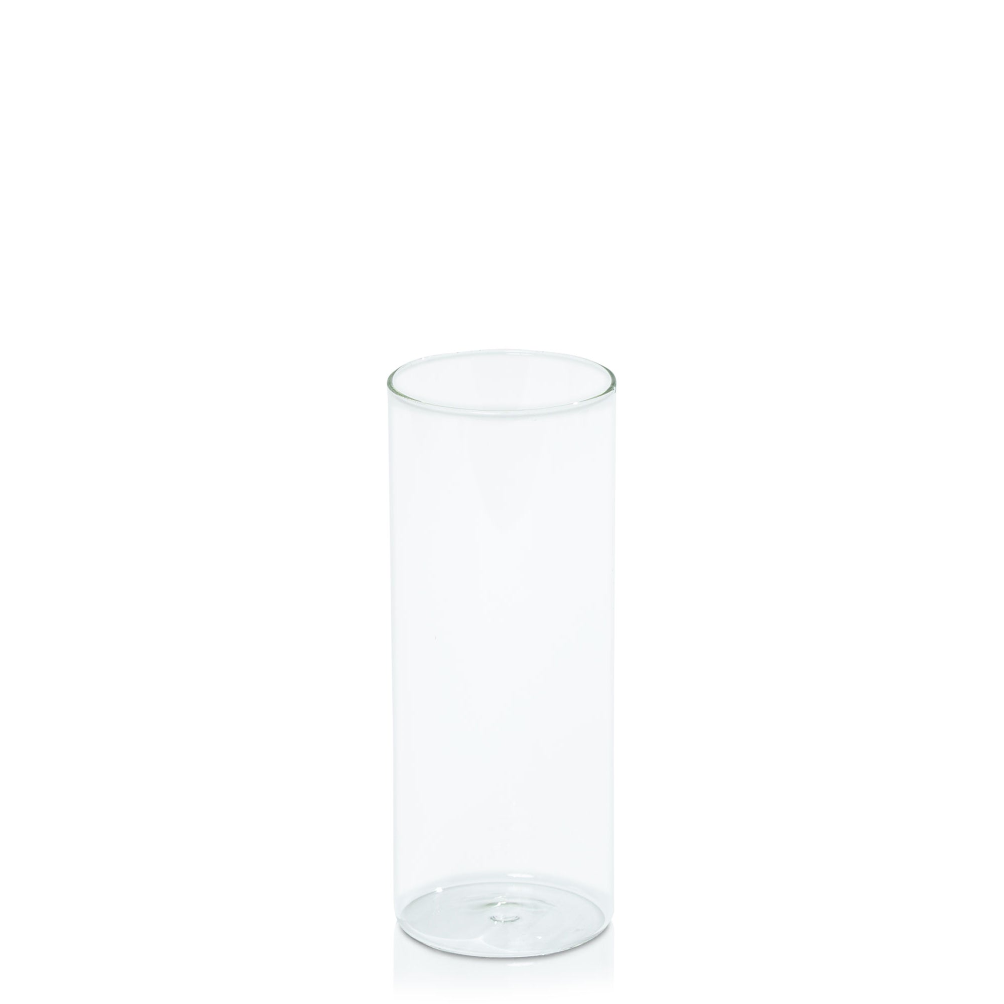 Clear 8cm x 20cm Glass Cylinder – Hueseeka