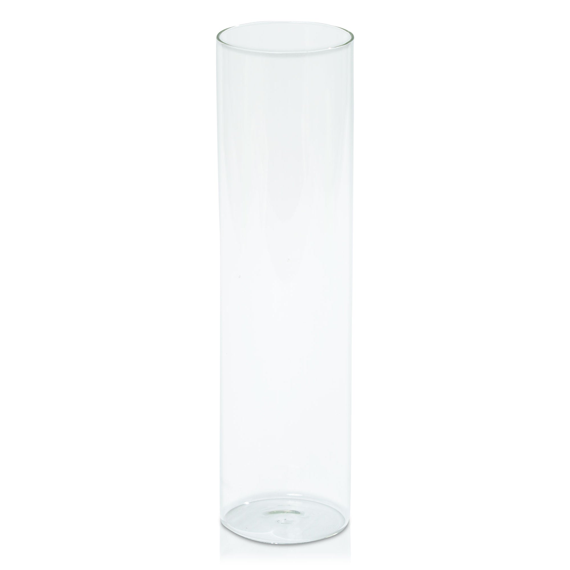 Clear 8cm x 30cm Glass Cylinder – Hueseeka