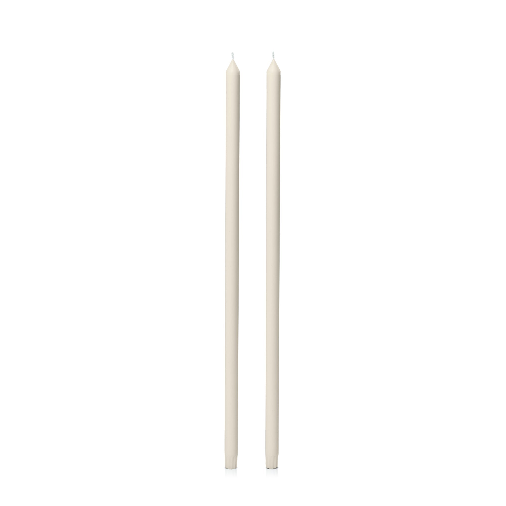 Ivory 60cm Dinner Candles - Pack of 96 – Hueseeka