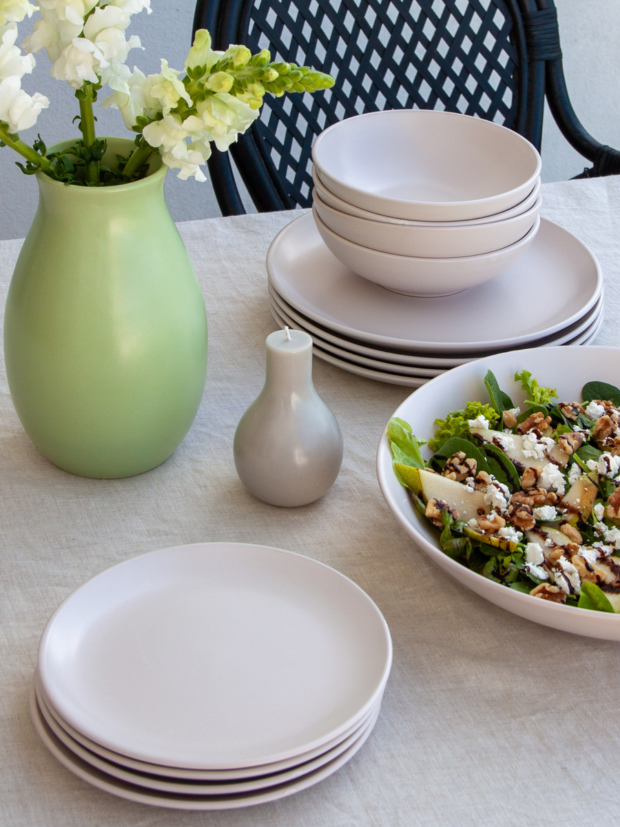 Magnolia 12 Piece Dinnerware Set – Hueseeka