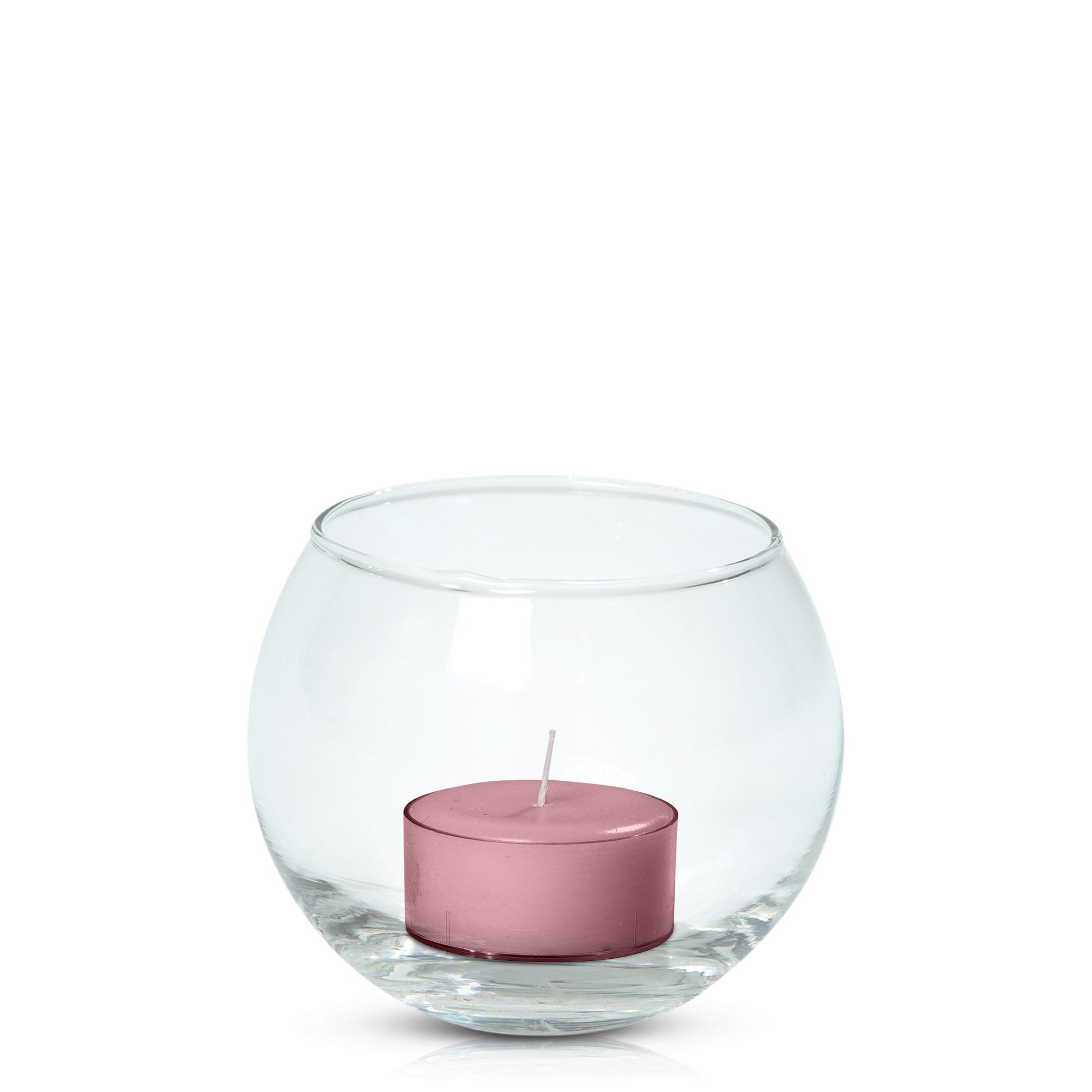 Dusty Pink Tealight in Fishbowl Pack – Hueseeka