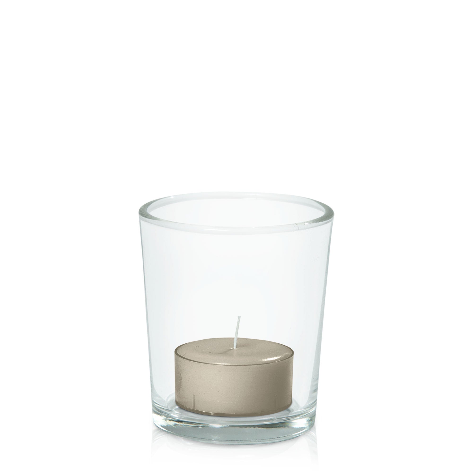 Pale Eucalypt Tealight in Glass Votive Pack – Hueseeka